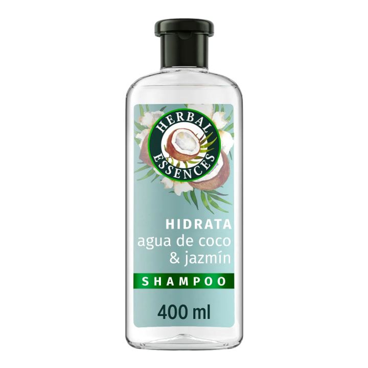Shampoo Agua de Coco y Jazmin Herbal Essences 400 ml